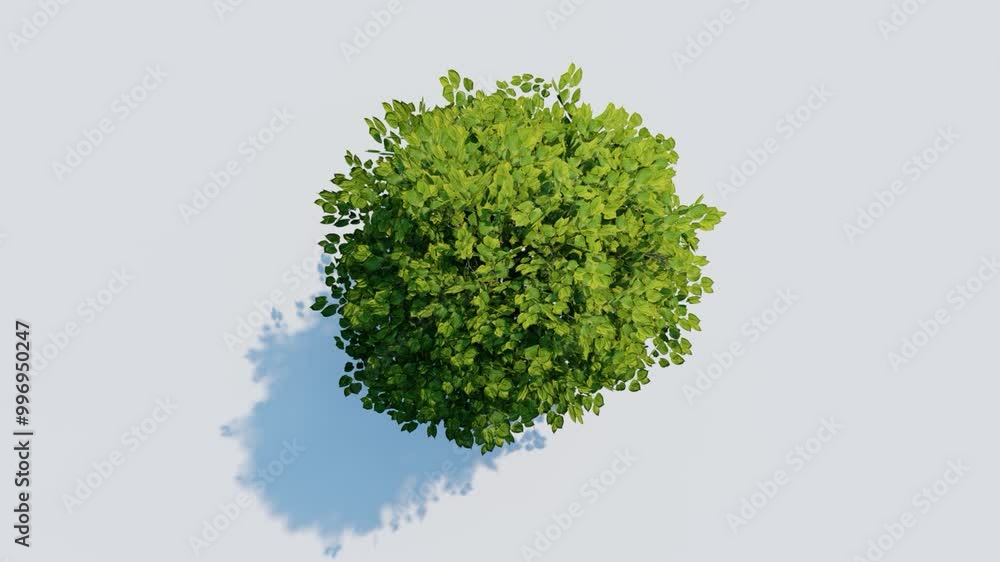 tree top view plant landscape architecture nature garden aerial render ...