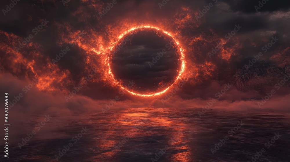 Logo concept for the second circle of hell. The Void Meckons Reflects ...