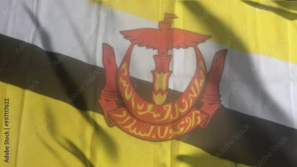 Brunei Flag, National Brunei Darussalam Flag Animation, Brunei Flag ...