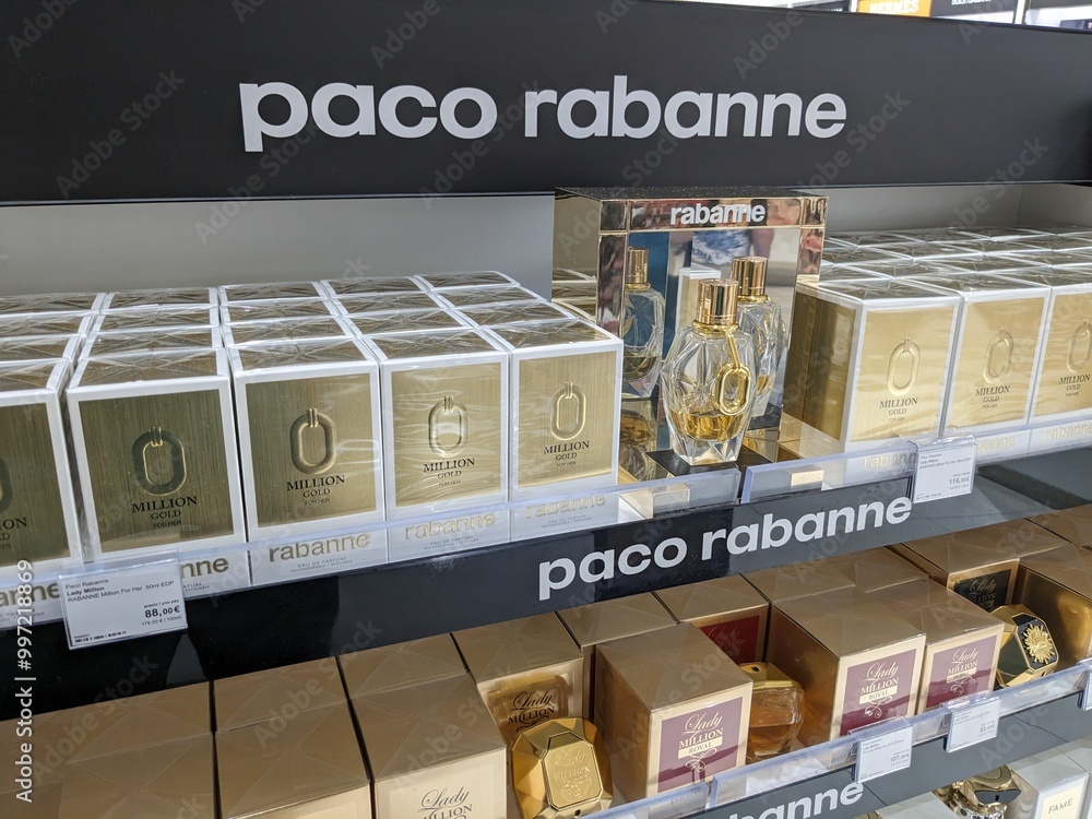 Tenerife,Spain -SEPTEMBER 27 2024: PACO RABANNE is a renowned designer ...