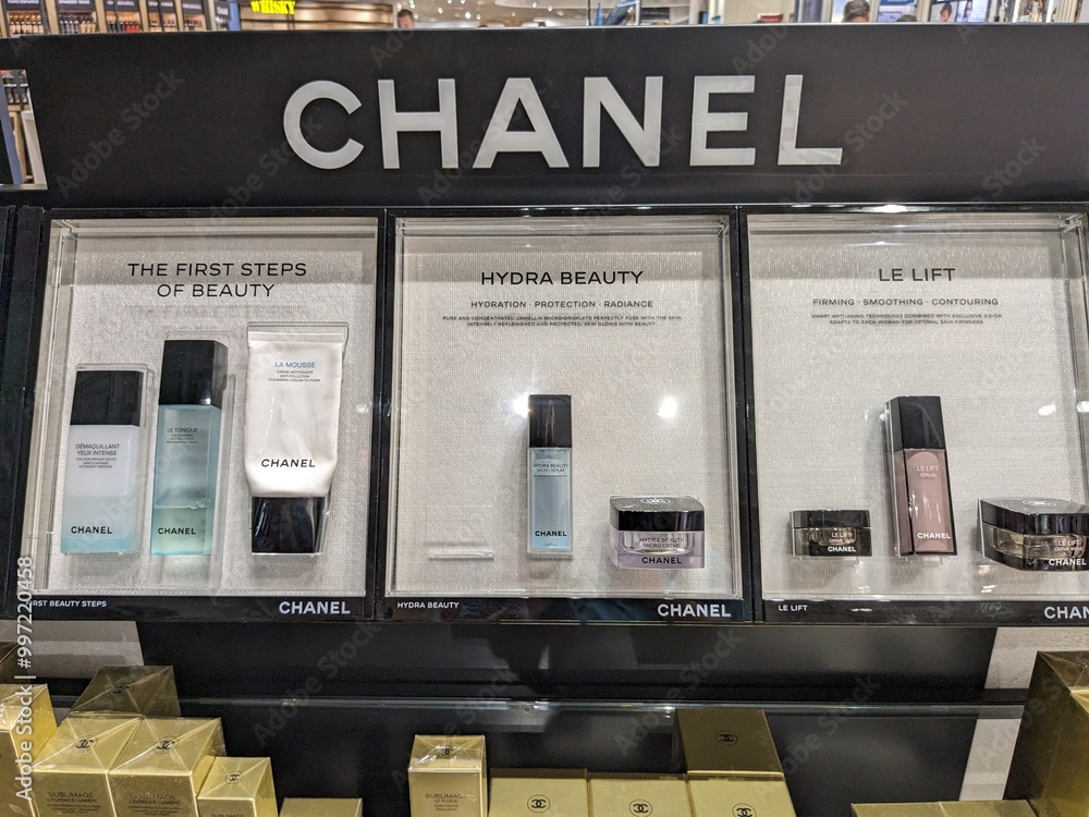 Tenerife,Spain -SEPTEMBER 27 2024: CHANEL is a luxury fashion and ...