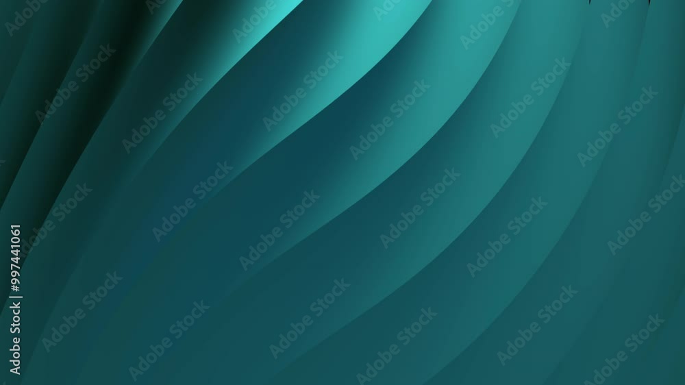 Curved lines teal blue gradient background is perfect for modern ...