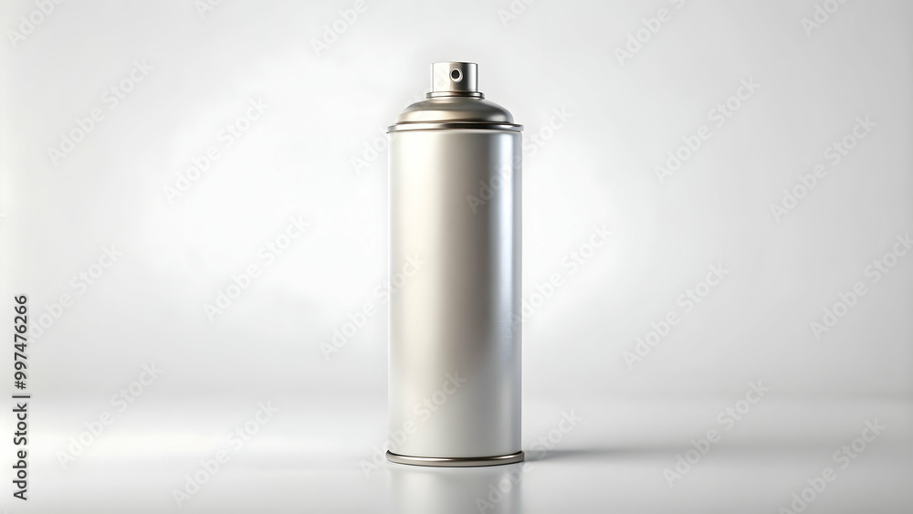 Spray can mockup cutout on a white background, spray can, mockup ...