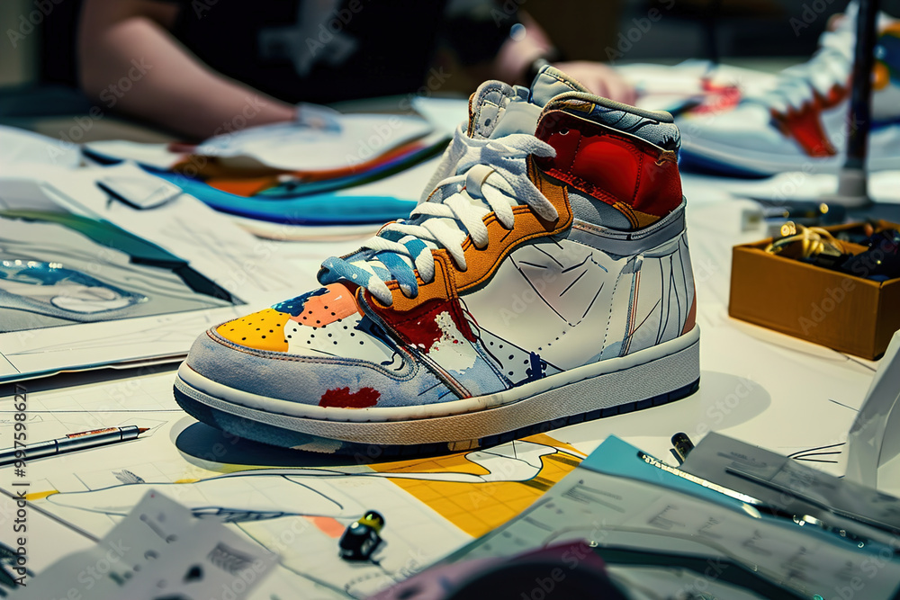 Custom Sneaker Design, Artists hand-painting and customizing sneakers ...
