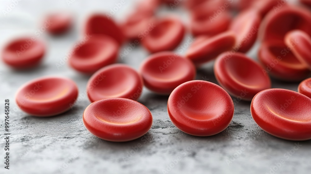 An informative and impactful illustration representing anemia ...