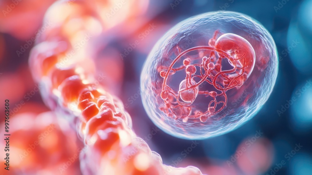 Visualization of an embryo s circulatory system developing under a ...