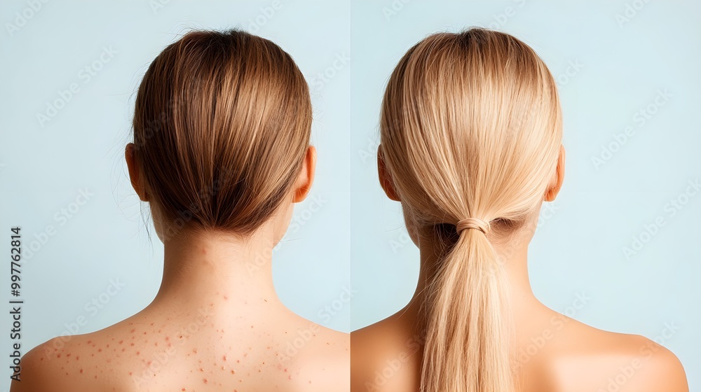 Full-face transformation series, timeline from day 1 to day 30 ...