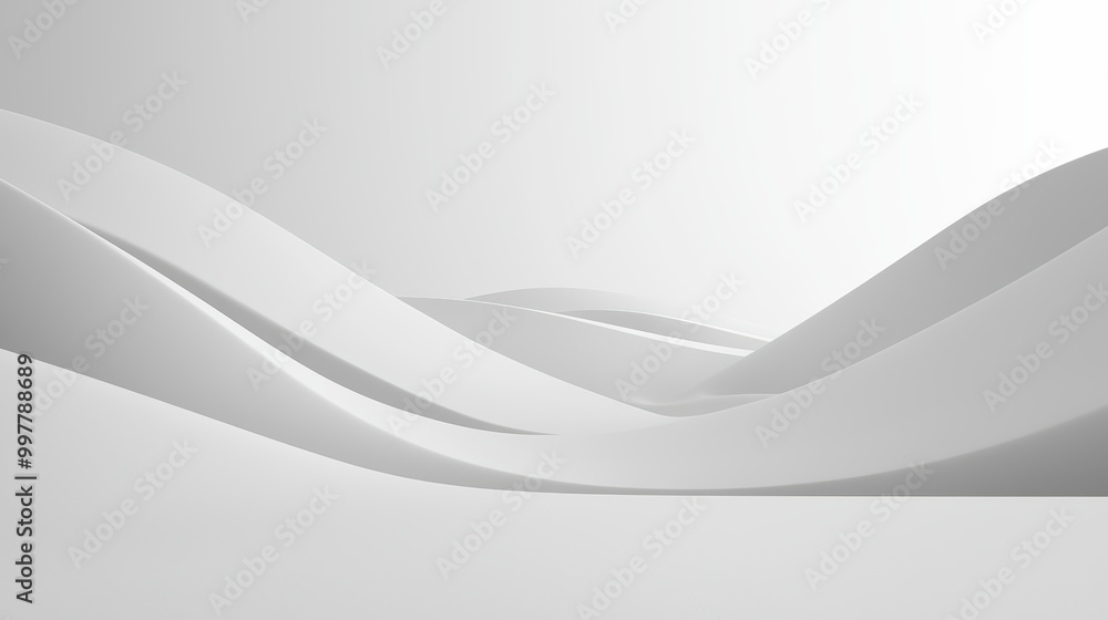 Beautiful Minimalist White Gradient Wallpaper. A smooth transition from ...