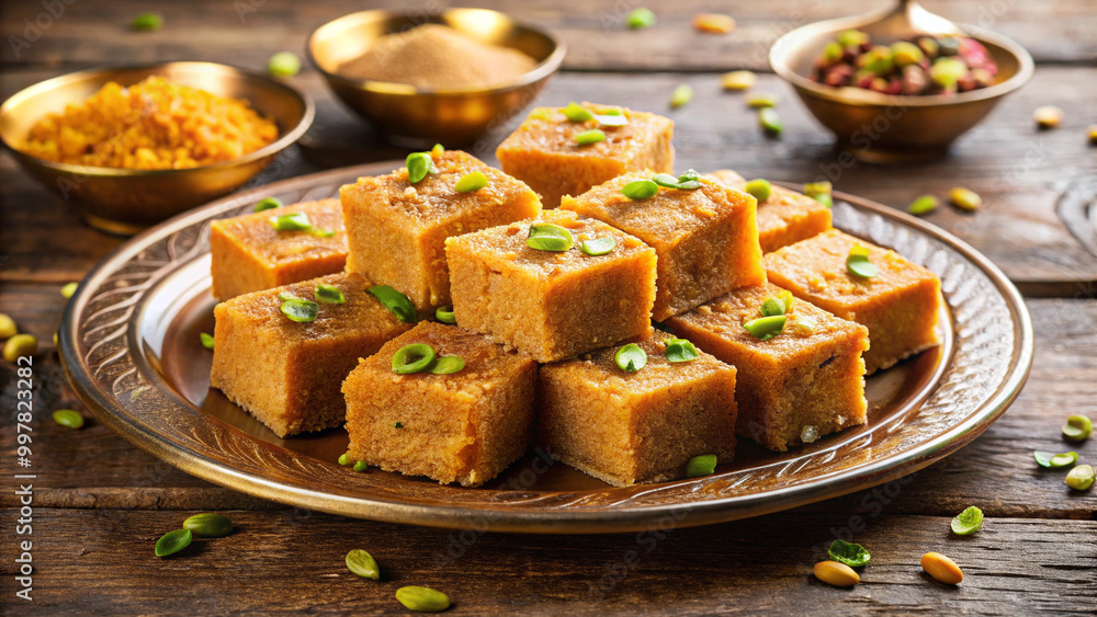 Deliciously sweet and rich, this traditional Indian dessert features ...