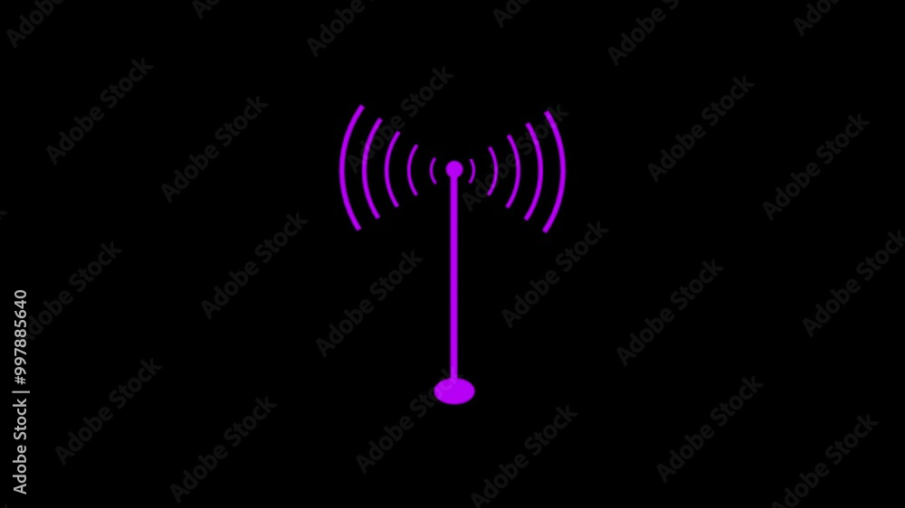 1033Radio waves tower connective network and signal waves ,technology ...