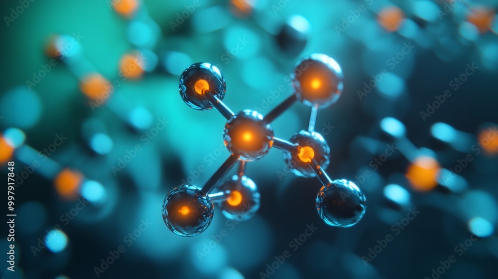 A 3D molecular structure of saxagliptin hydrochloride, an anti-diabetic ...