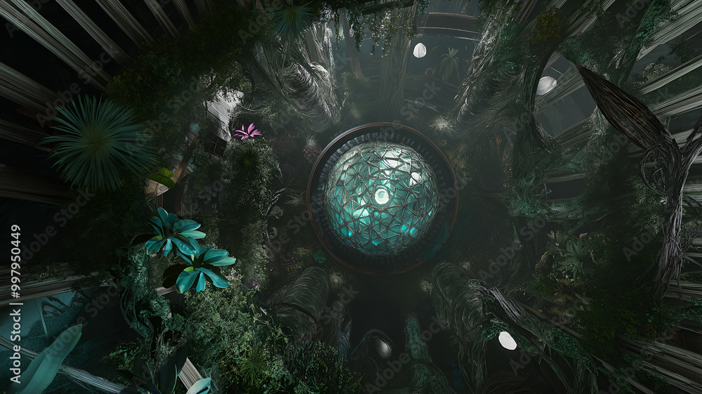 Alien Temple Battle Map for Sci-Fi DnD, Top-Down Tabletop Role-Playing ...