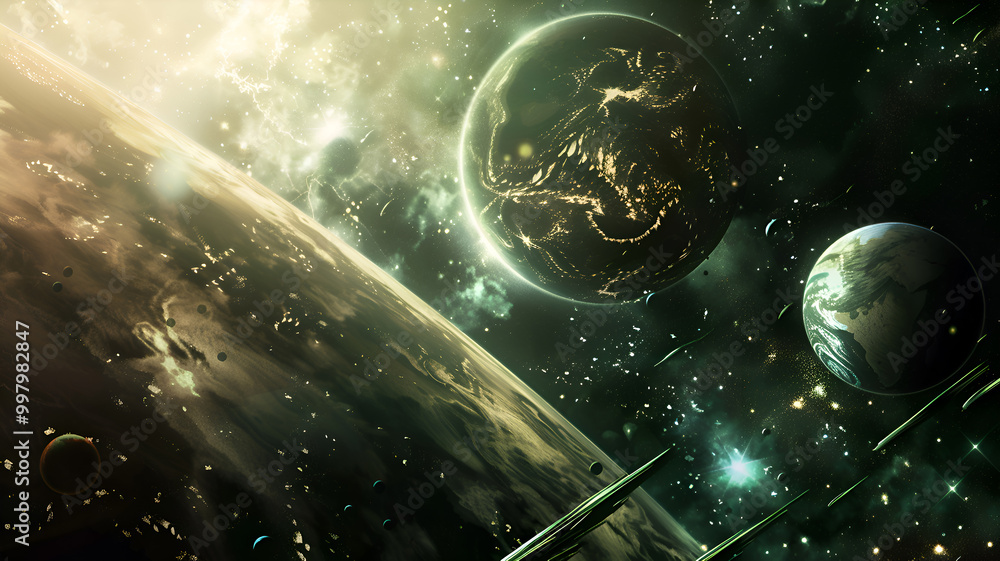 Space Battle Map for Sci-Fi DnD, Top-Down Tabletop Role-Playing Game ...