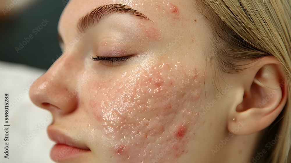 Acne transformation timeline, detailed photos of customer's skin from ...