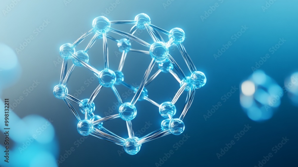 molecule with carbon, hydrogen, and oxygen atoms connected by ...
