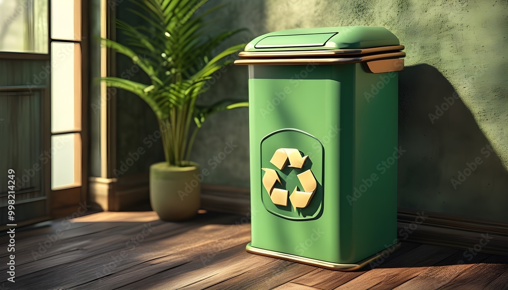 Vintage-inspired hyper-realistic recycling bins showcasing innovative ...