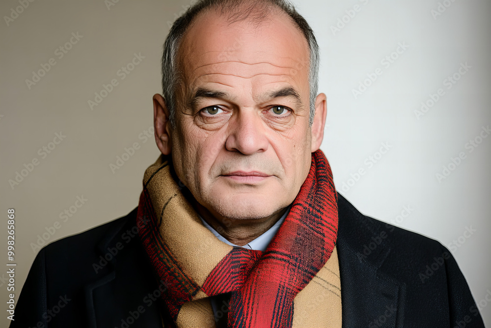 Portrait of middle-aged European man, mature male model photos for ...