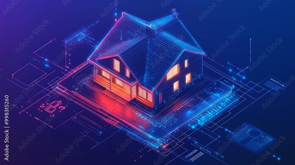 Development smart home and IOT system. Setup and configuration work scenarios internet of things ...