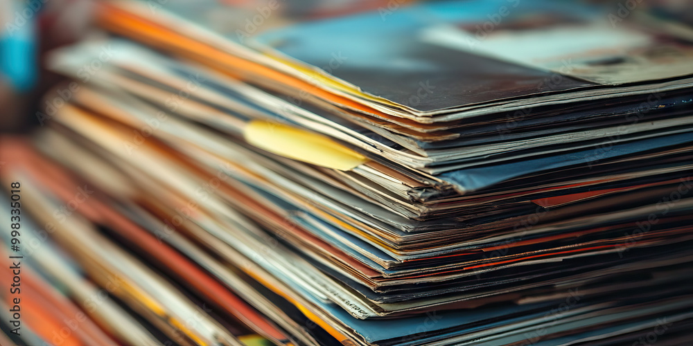 The Weaponization of Words: A stack of propaganda leaflets, their words ...