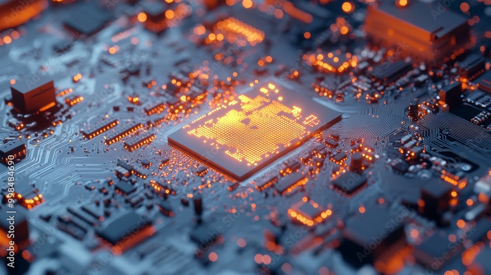 Creating a complex electronic circuit using a 3D printer in a lab ...