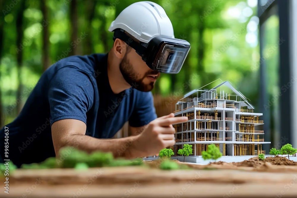 3D AR design tool, where architects manipulate 3D building models ...