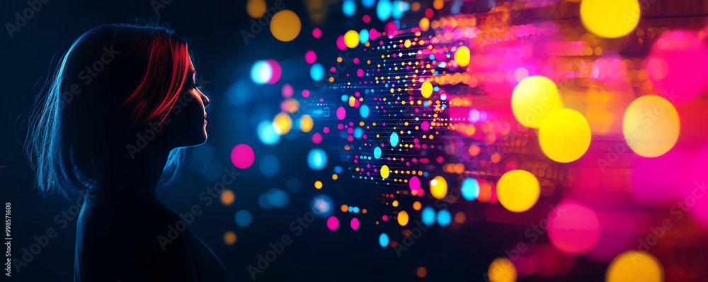 Interactivestyle infographic using vivid visuals to summarize customer ...