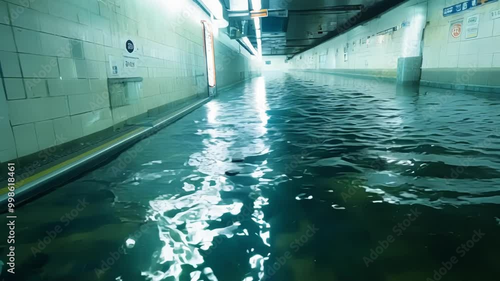 Studying the effects of a tsunami wave hitting a coastal city with a ...