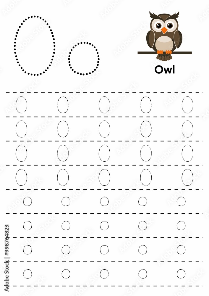 A-Z Alphabet Tracing Work Sheet for Kids, A4 Size Paper Ready for Print ...