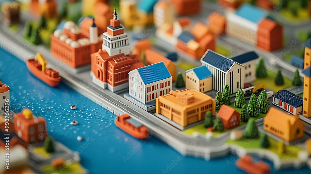 High-Resolution Supply Chain Map, professional digital map that ...