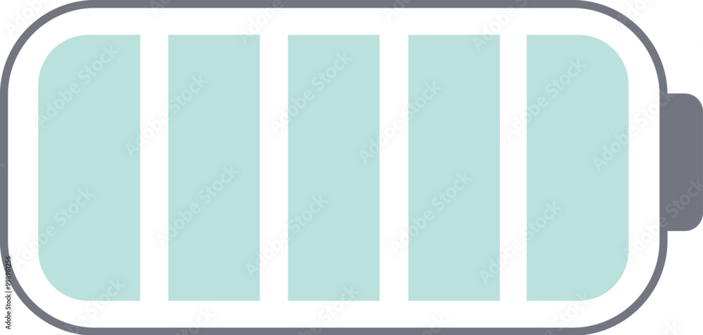 Smartphone wifi and battery icons. Mobile phone indicators, battery charge levels, 5G and wifi ...