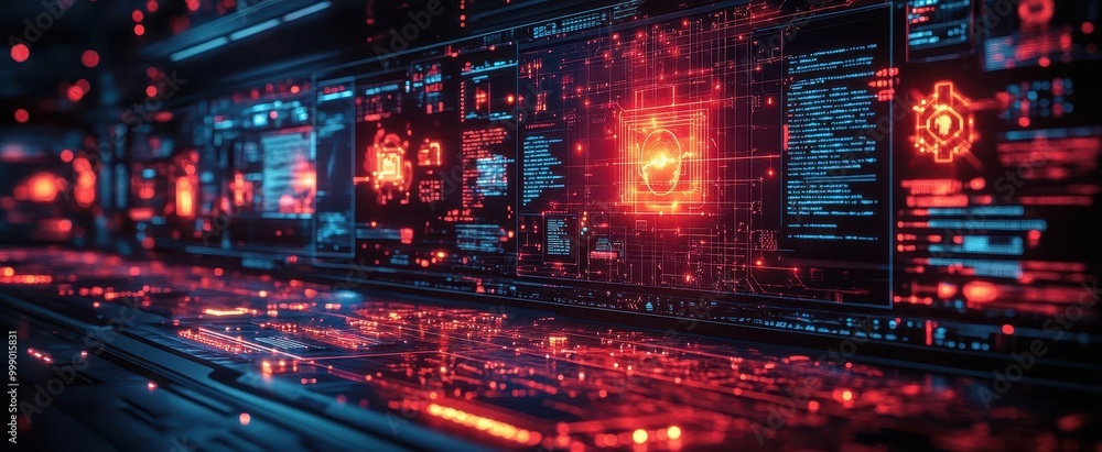 crisis management scene illustrating cybersecurity incident response ...