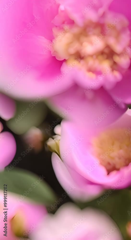 Time lapse video of pink peony flower blossoming Process from tightly ...