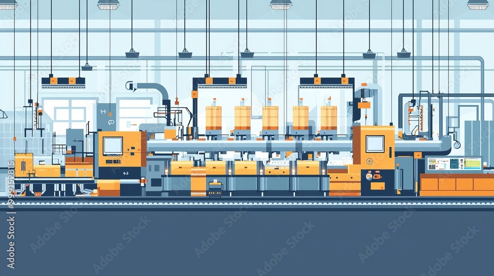 Industrial Manufacturing Production process Step-by-step production ...