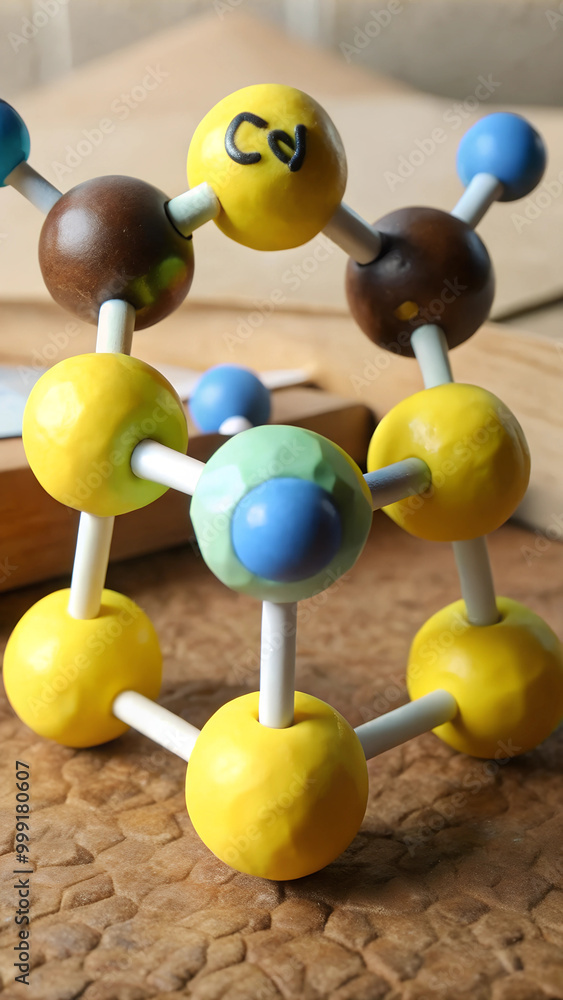 Cesium iodide csi molecule. Simple molecular formula consisting of ...