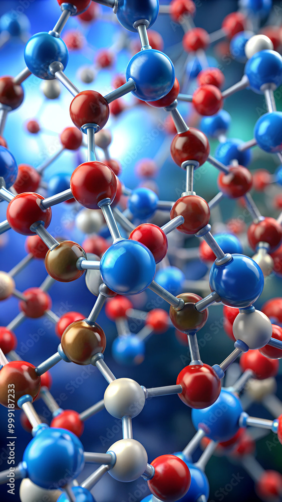 Potassium iodide, rotating 3D model of antithyroid agents, seamless ...