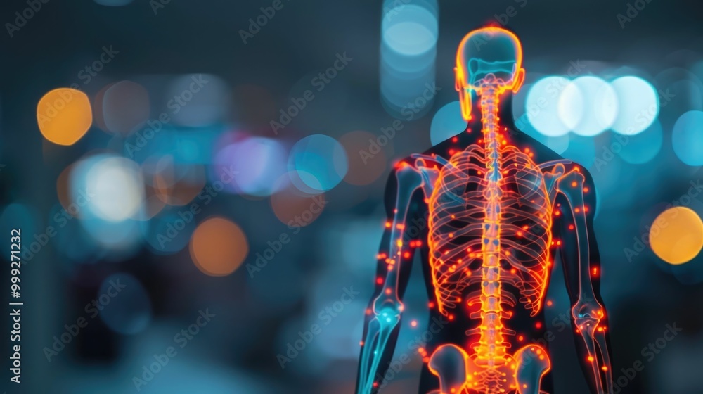 Radiant 3D Visualization of the Human Body Highlighting Nutrient Rich ...