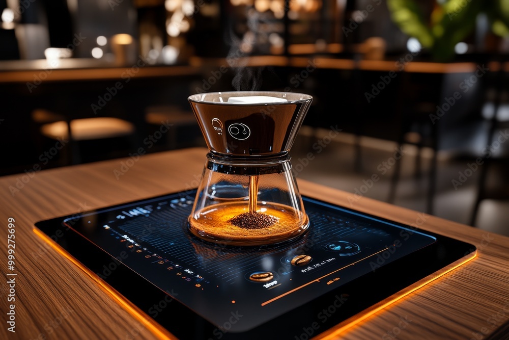 Interactive 3D coffee brewing tutorial, where users can choose their ...