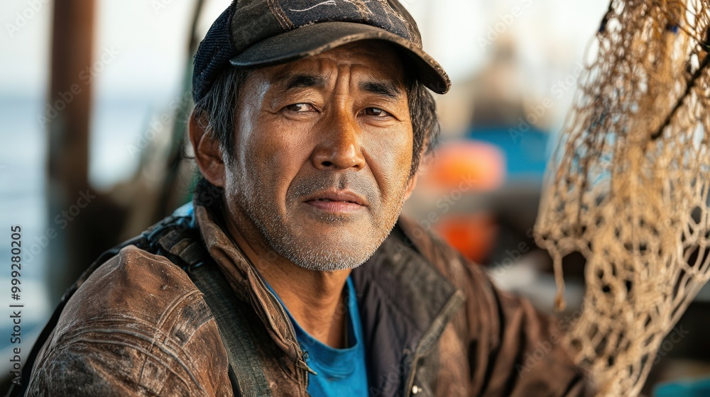 海で働く日本の漁師：伝統的な生活様式と文化遺産 Stock Photo | Adobe Stock