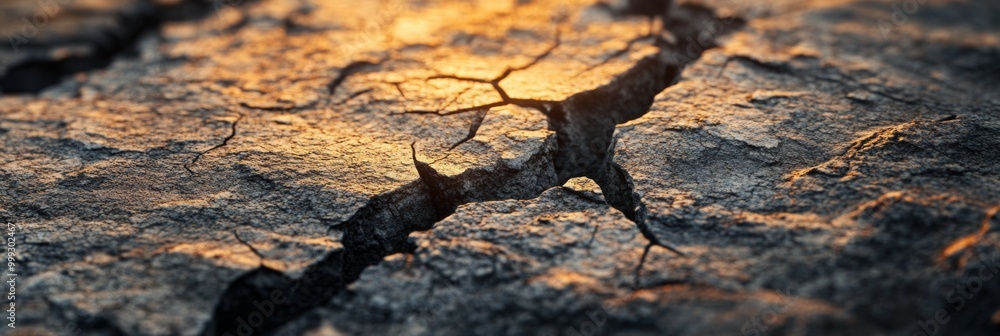 Granite Textures, Intricate fissures and cracks reveal the rugged ...