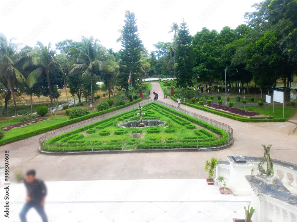 Rangpur,Bangladesh-August 26,2024: A historical building front view of ...