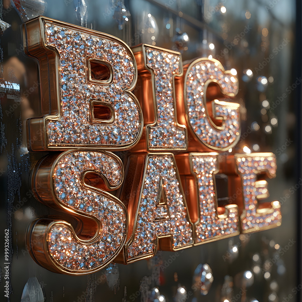 The brightly colored "BIG SALE" signs are designed to be fresh, fun and ...
