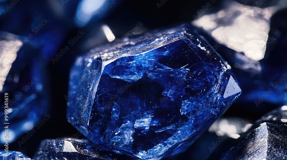 Sapphire allure: deep blue stone, the brilliance and timeless elegance ...