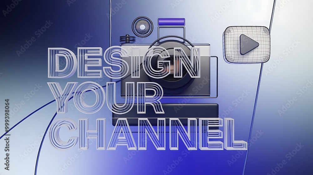 Custom YouTube Channel Cover Wireframe Template Design Your Banner with ...