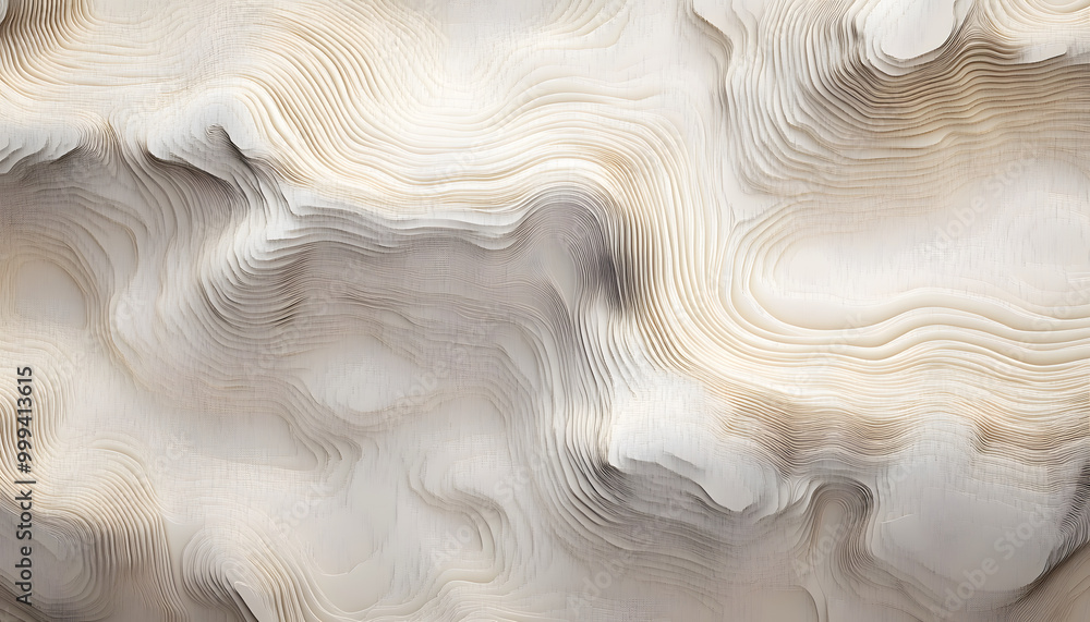 subtle and elegant topographic lines on a light background highlighting ...
