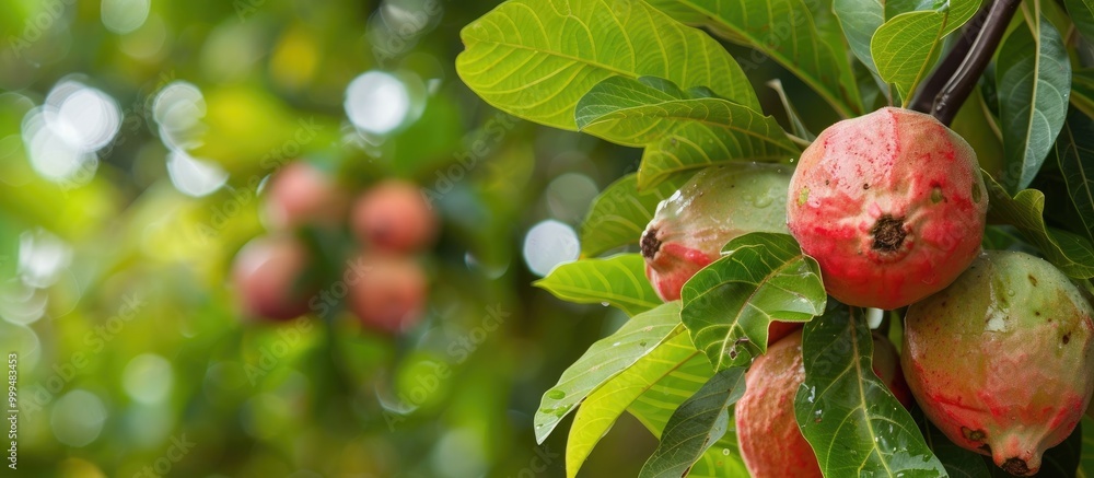 Guavas Are Tropical Trees Originating In Central America Their Fruits ...