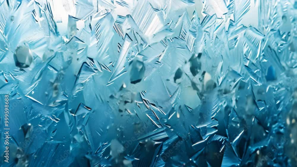 A detailed view of a frosted glass window, showcasing its unique ...