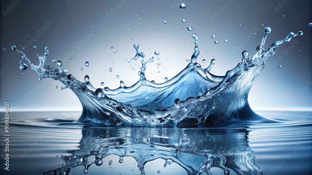 Water burst in motion, creating a dynamic splash , splash, water, burst ...