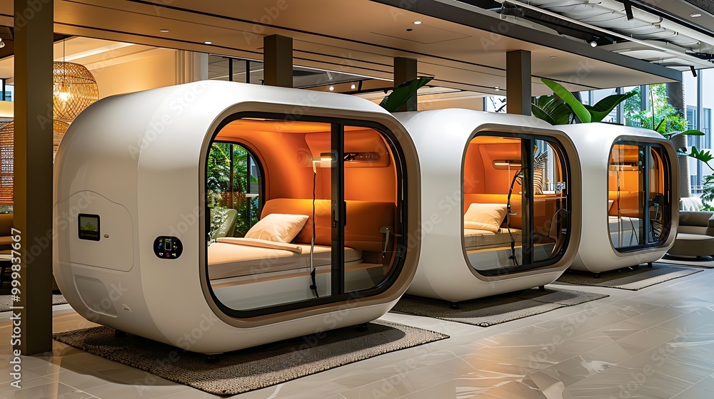 Innovative office with sleep pods and relaxation areas: A forward ...