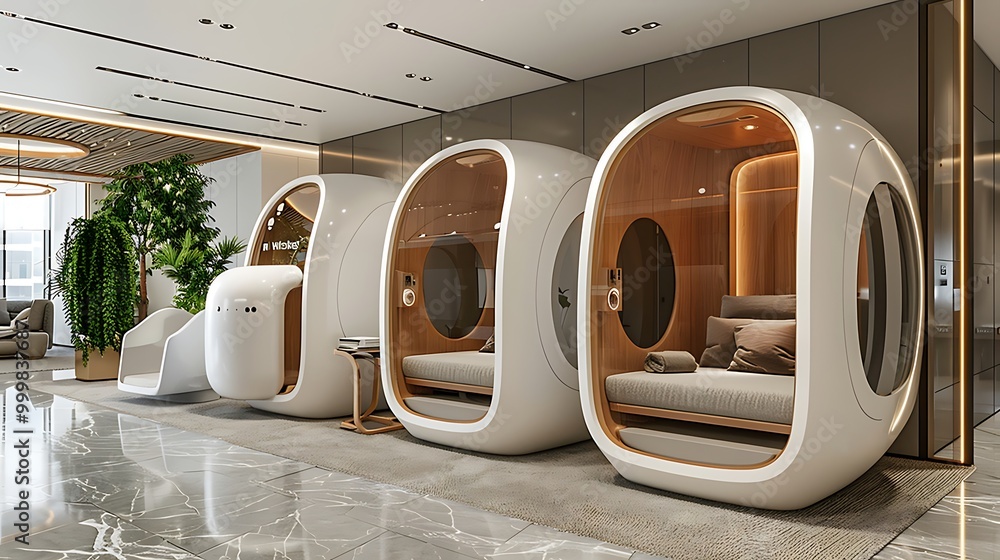 Innovative office with sleep pods and relaxation areas: A forward ...