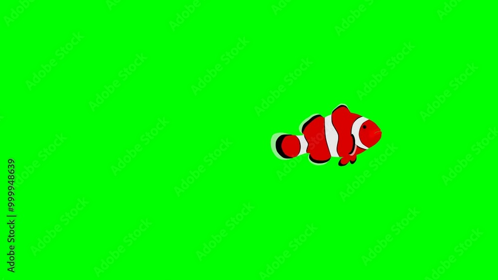 2d animated character of Moving swimming flapping opening closing mouth ...